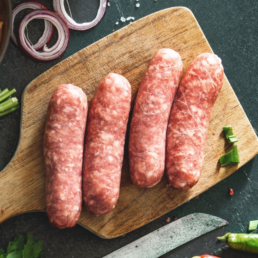 34/40mm Hog Natural Sausage Casings - Standard