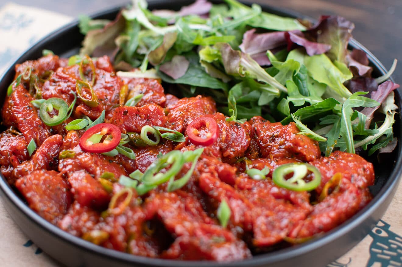 Hot Chilli & Garlic Beef Bavette | Innovative Food Ingredients